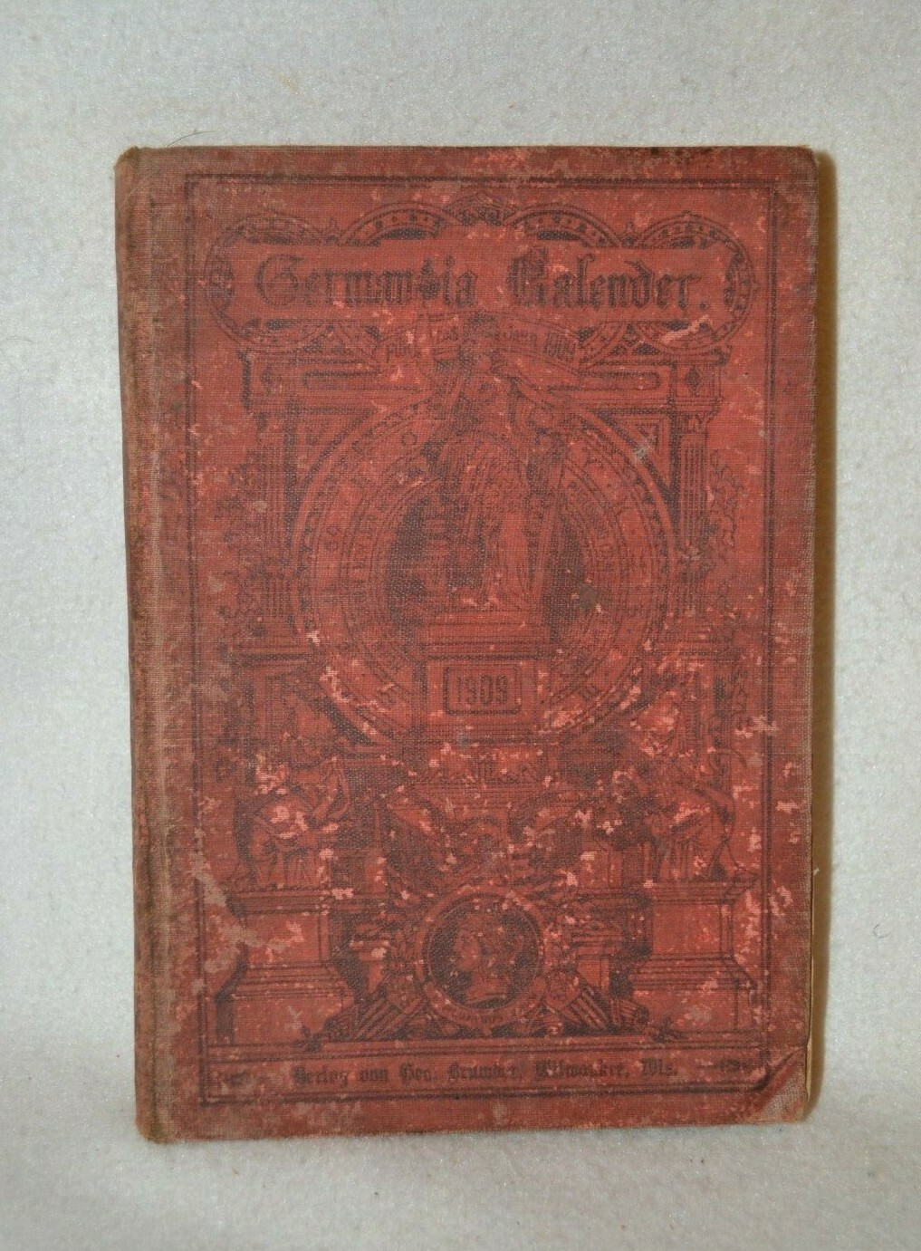 Antique 1909 Germania Calender Book - German Text | eBay