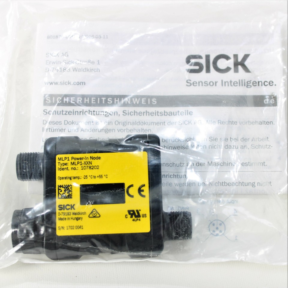 Sick Mlp1-Xxn 1078202 Contactless Safety Switch New in OVP | eBay