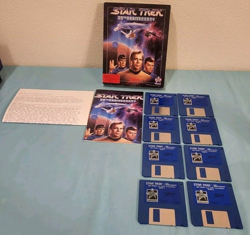 VTG • Star Trek • 25th Anniversary • IBM Interplay PC Game • Complete ...