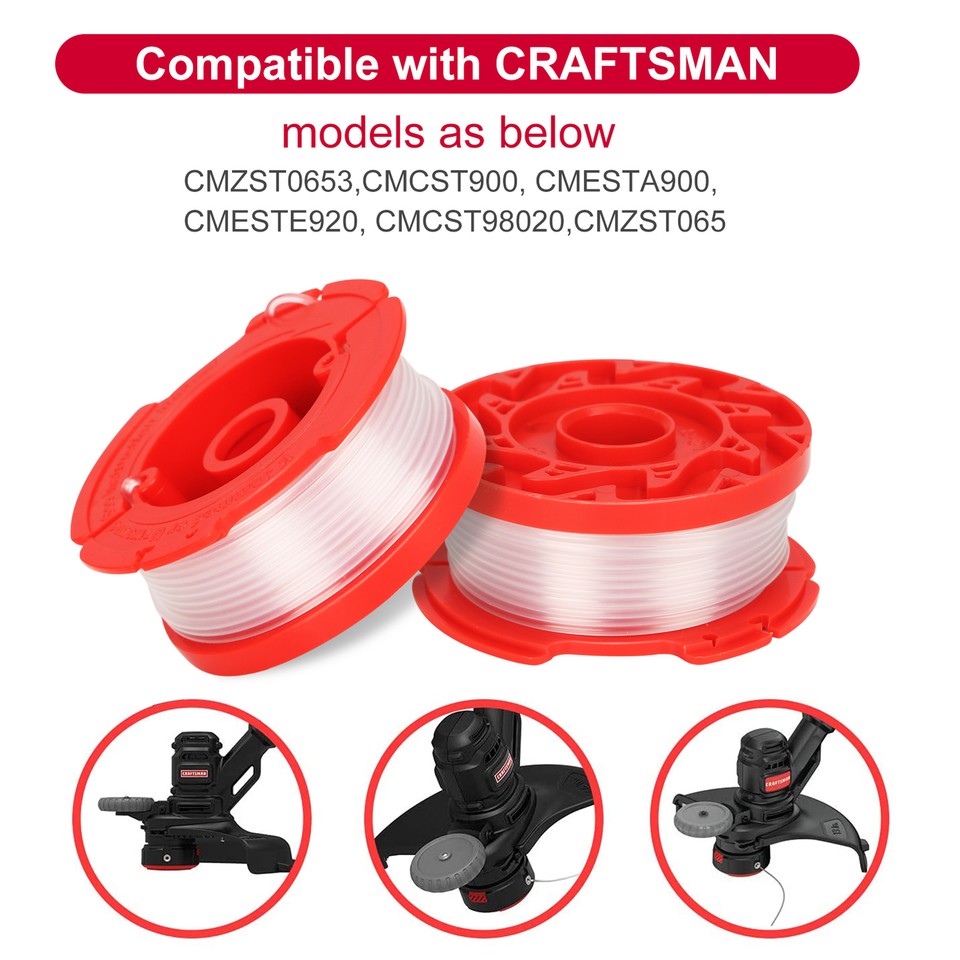 6 pack CMZST0653 CMZST065 String Trimmer Spool Line Compatible With ...
