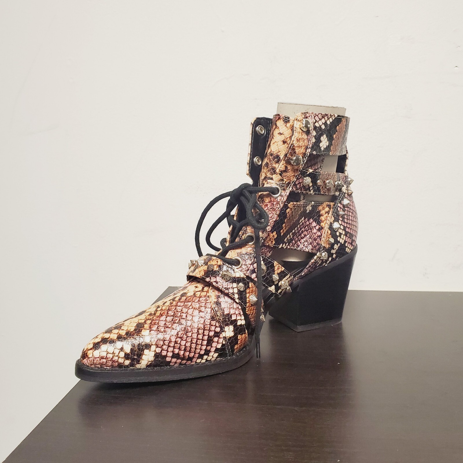 Women's Sam Edelman Elana Boot in Snake Pink, Size 8 M - NEW | eBay