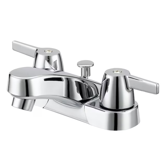 Project Source 1233232 2-Handle, 4" Centerset Bathroom Faucet, UPC ...