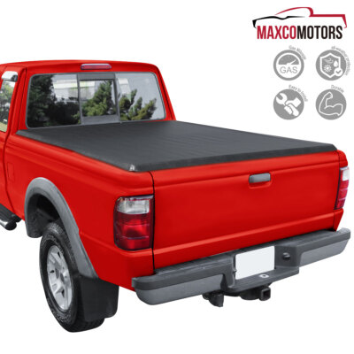 Tonneau Cover Fits 1993-2011 Ford Ranger Flareside 6FT Truck Bed Soft ...