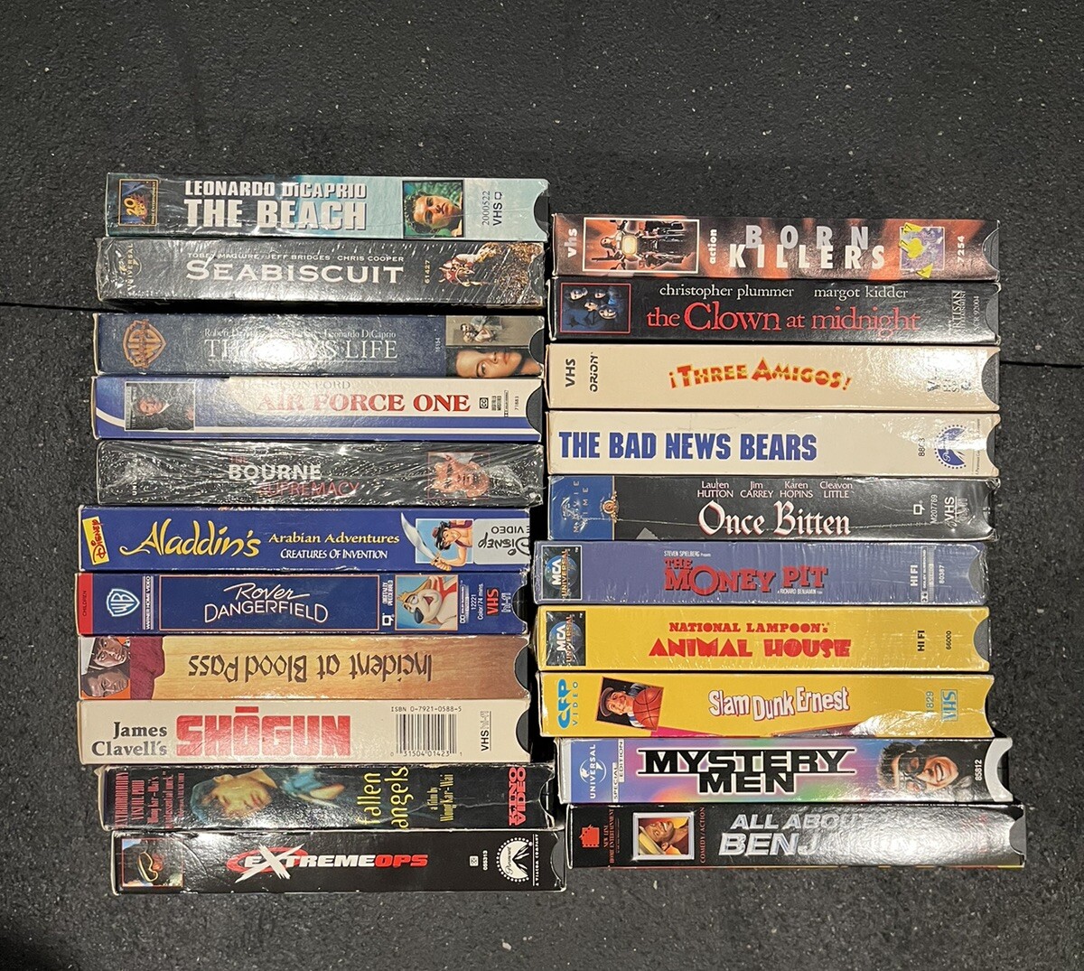 Lot of 24 Random VHS Movies Comedy thriller suspense action Some Sealed ...