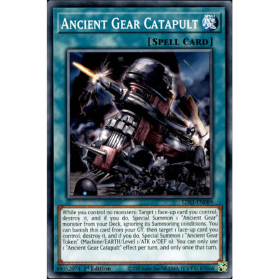 Ancient Gear Catapult LDS1-EN089 Yu-Gi-Oh! Card Common 1st Edition ...