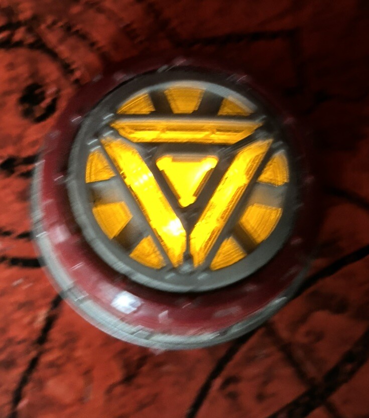 Iron Man Chest Symbol Alloy Reactor Chest Light 1/1 Ark