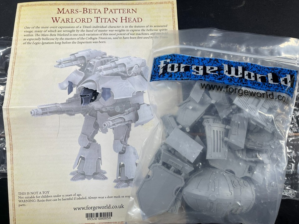 Warhammer 40k - Forge World Mars-Beta Warlord Titan Head | eBay