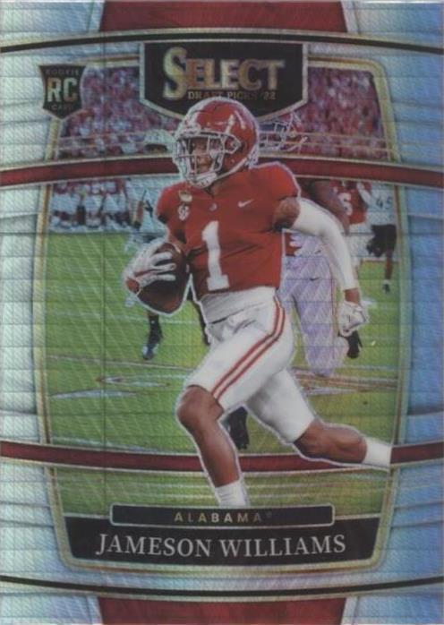 2022 Panini Select Draft Picks - Concourse Jameson Williams #52 Hyper ...