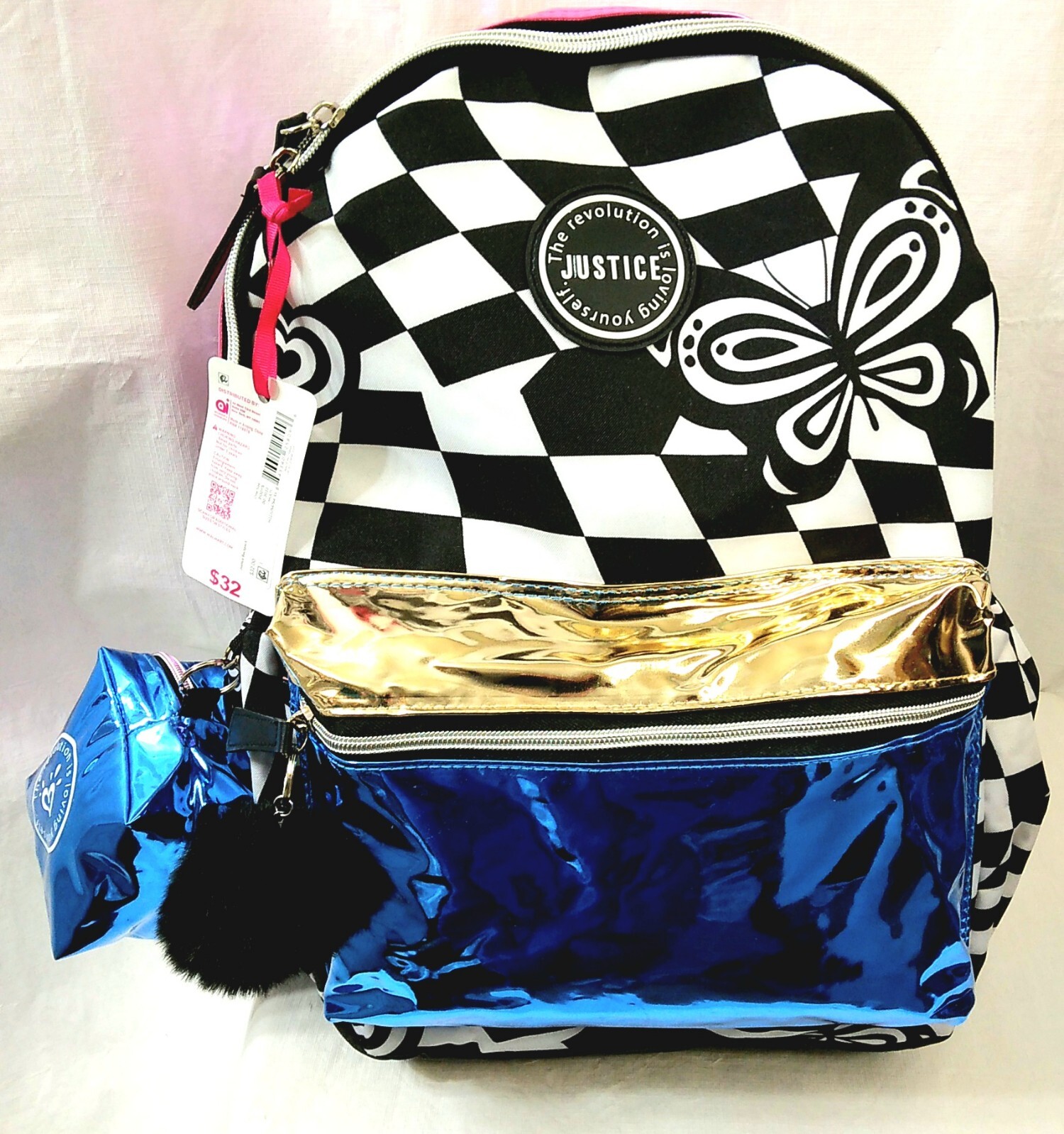 Justice• 3 Piece• 17" Backpack Set• Multi-Metallic Color• New!! | eBay