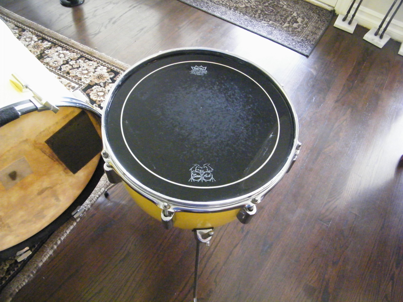 North Drum Company 7 piece set yellow signed | eBay