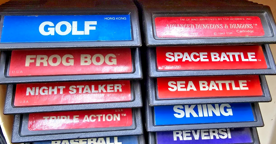 Intellivision Video Game Cartridges Lot Of 40 Games With Overlays | eBay