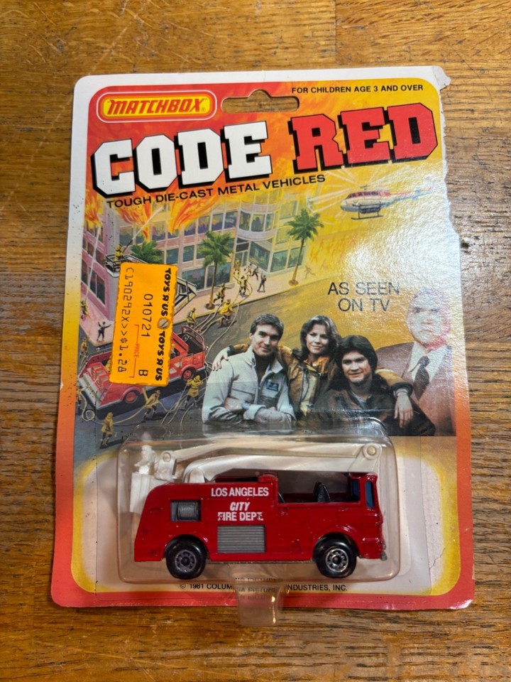 Matchbox Code Red Complete Set TV Series LAPD LAFD MOC 1981 Lesney New ...