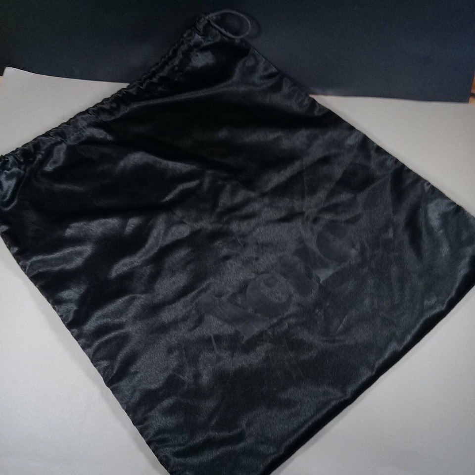 Acne Shiny Black Drawstring Dust Bag Shoes Cover 19"x15.5" Good ...