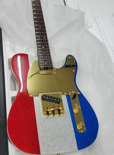 Firefly Red and Blue Stripes Color Fftl Style Electric Guitar | eBay