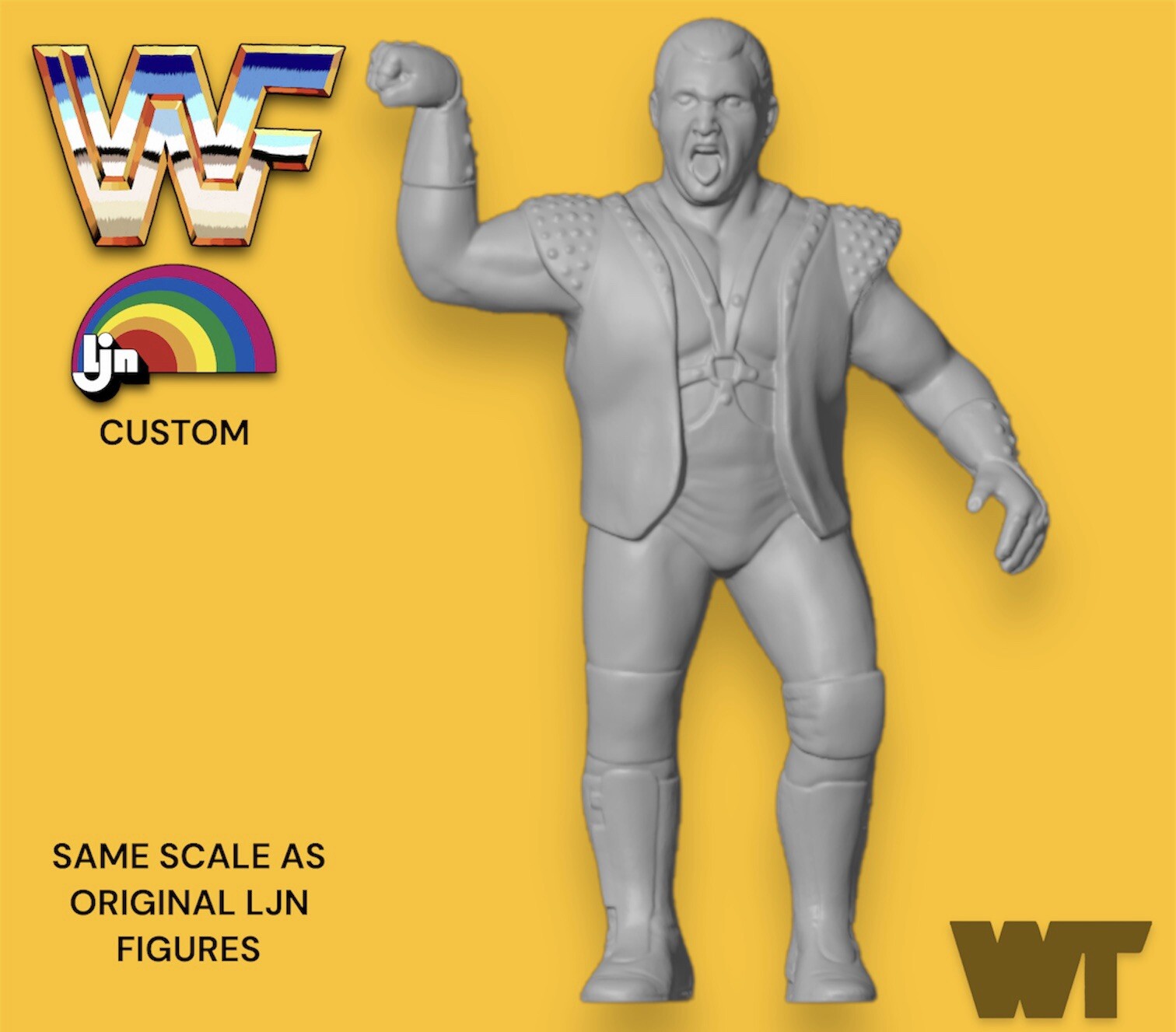 AX DEMOLITION WWF LJN *Full Scale* CUSTOM Unpainted WWE WCW *READ* | eBay