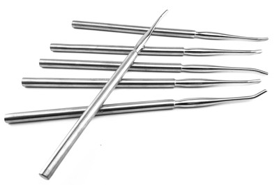 6 Probe 6" Dissecting Instruments Curved Point Stainless Steel Single ...