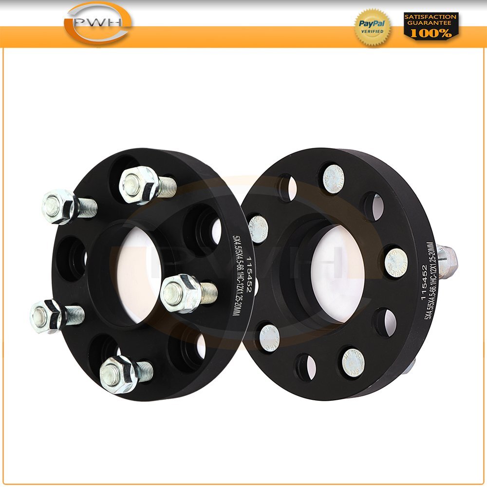 2Pcs 20mm Thick 5x4.5 12x1.25 Wheel Spacers For Nissan 350Z For ...