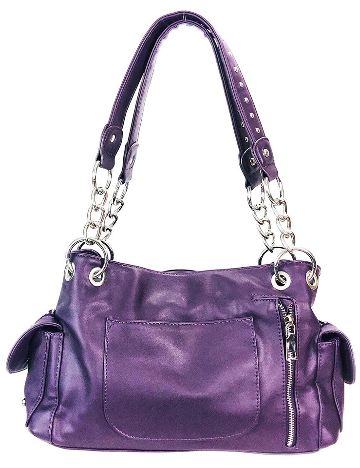 Zzfab Gem Studded Bling Purse Rhinestone Western Purse Purple | eBay