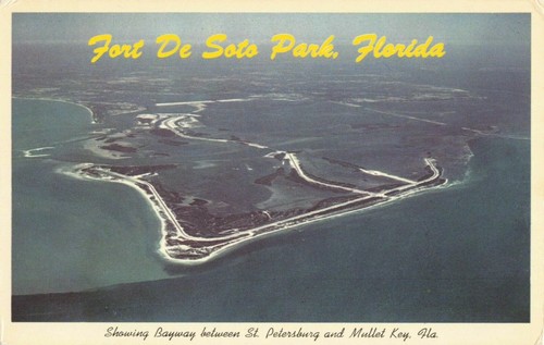 Postcard Fort De Soto Park near Mullet Key Florida | eBay