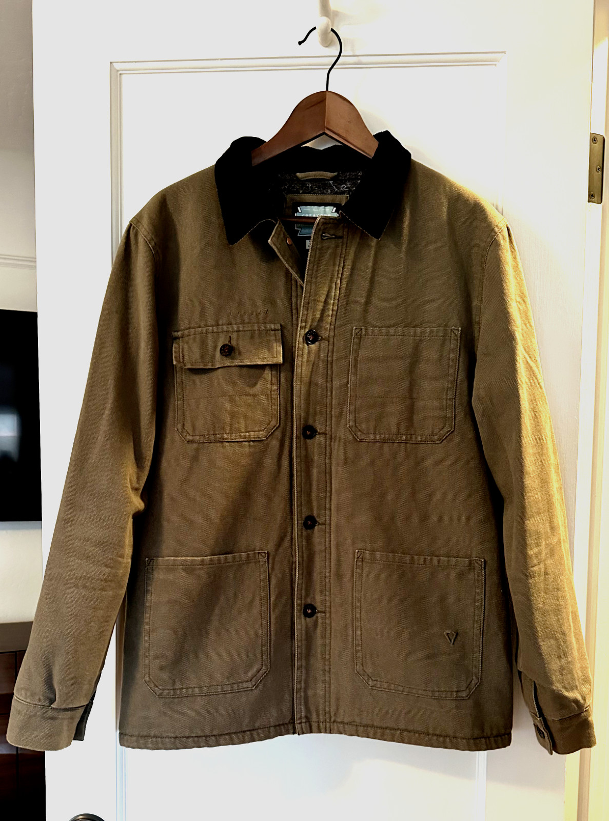 Vissla - Mens Creators Eco Chore Jacket - Dark Olive … - Gem