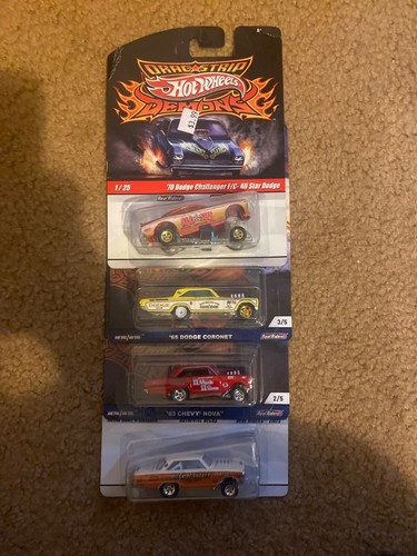 Hot Wheels Drag strip Demons lot of 4 | eBay