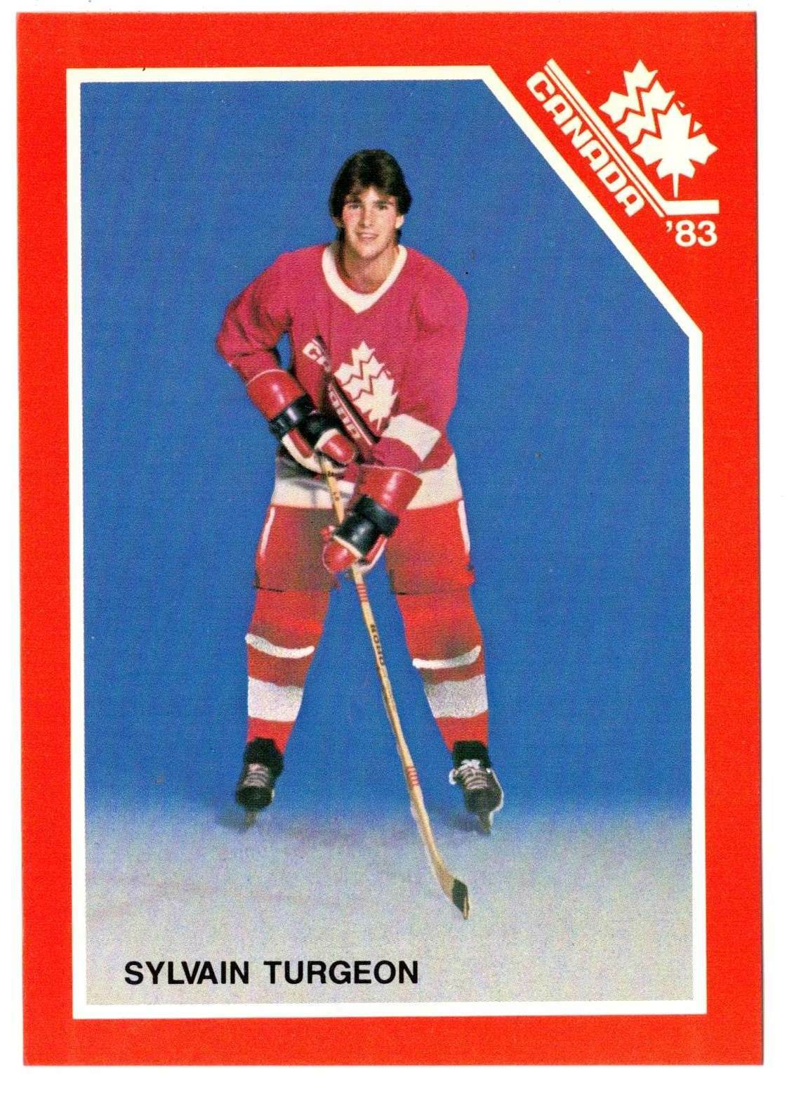 SYLVAIN TURGEON 1983 Canadian National Juniors (ex-mt) | eBay