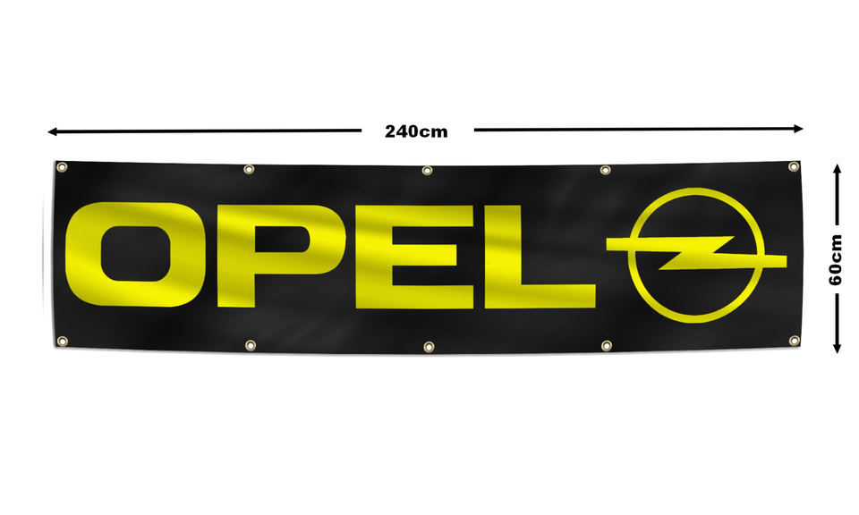 Opel Banner Flag German Car Brand Automotive Racing Car Garage ...