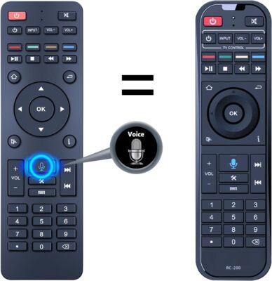 New RC-200 Voice Remote Control For SuperBox S5 Pro / S5 Max / Elite ...