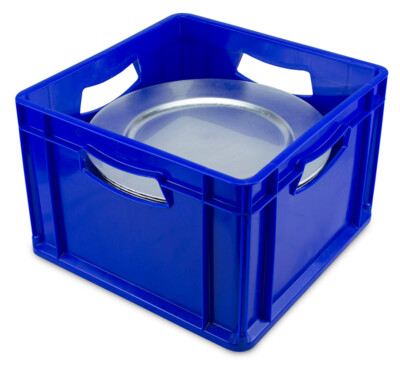 Charger Plate Storage Box | 12" Dinner Plate Storage Box | Blue Plate ...