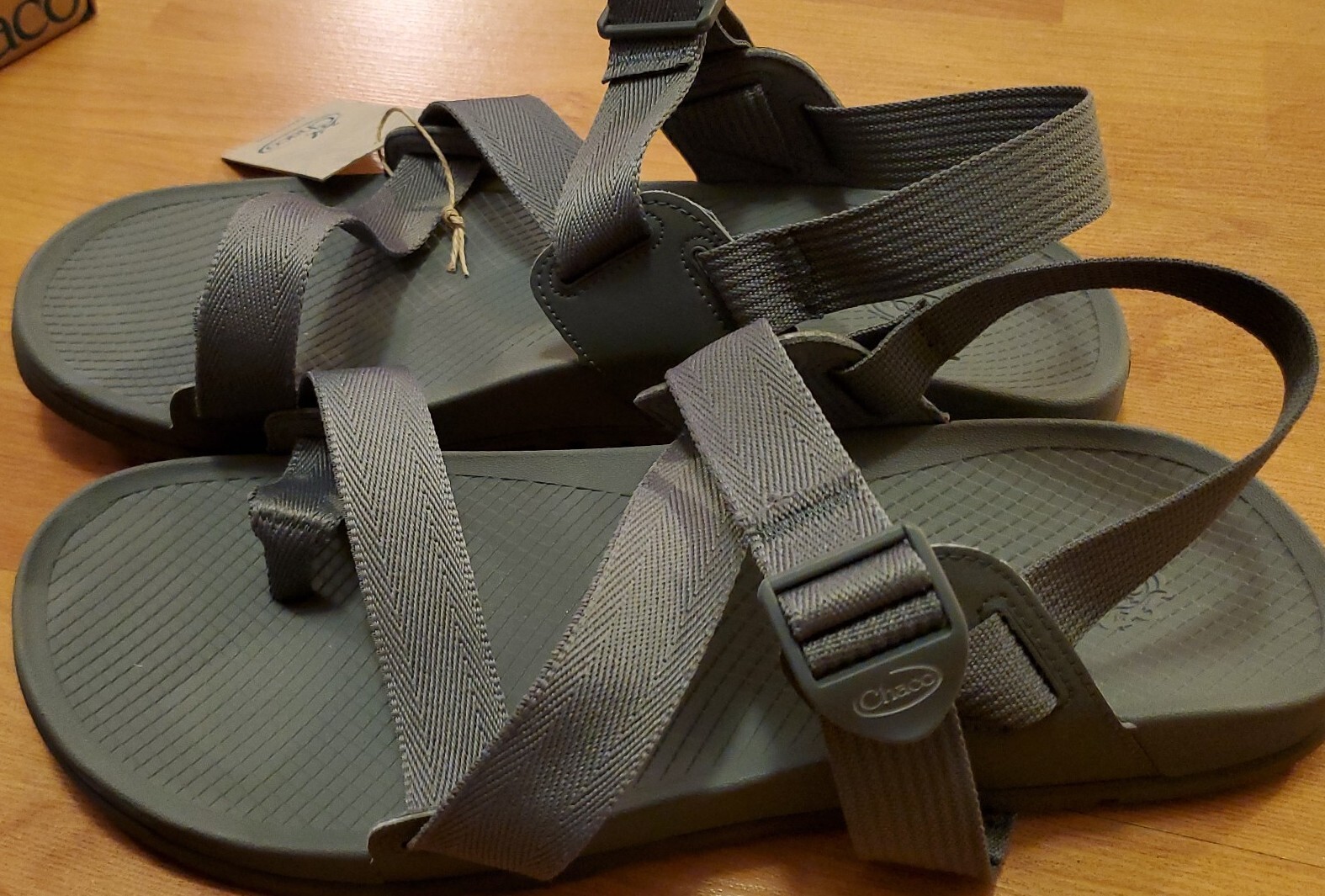 Chaco Lowdown 2 Sandals Gray Adjustable Straps Men's Size 11/44 New | eBay