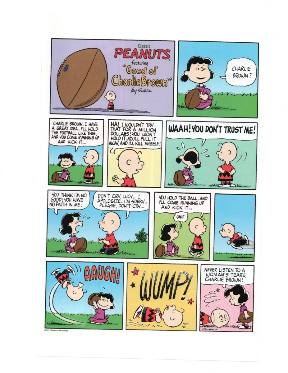 Peanuts Comic Football