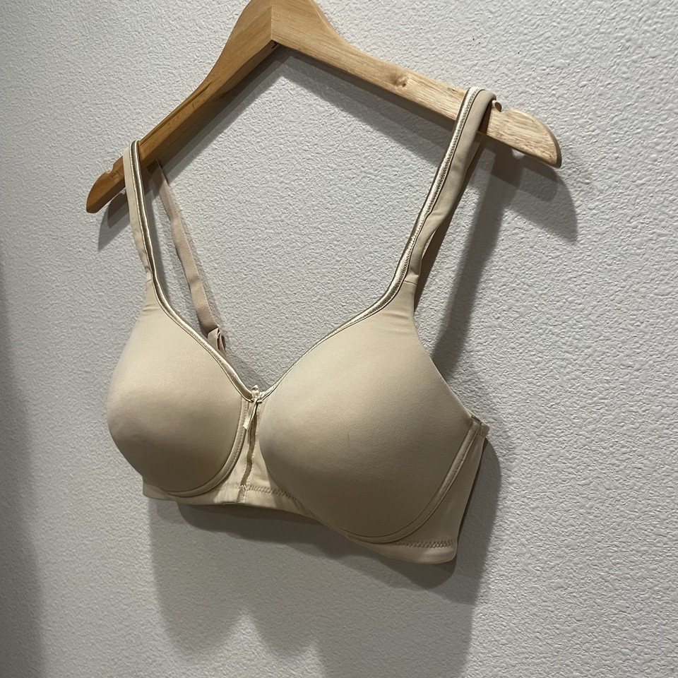 Vanity Fair 72335 Body Caress Full Coverage Bra 34D Wire-Free Beige ...