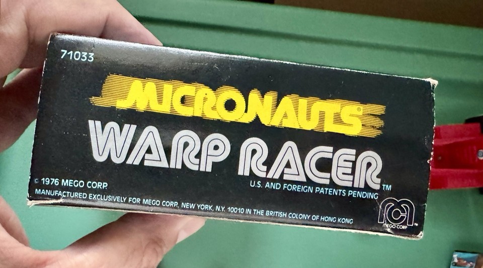 Vtg 1970s Mego MICRONAUTS Warp Racer w/ Box + TIME TRAVELER Figure LOT ...