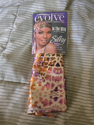 Firstline Evolve Silky Bun Hair Wrap Animal Print | eBay