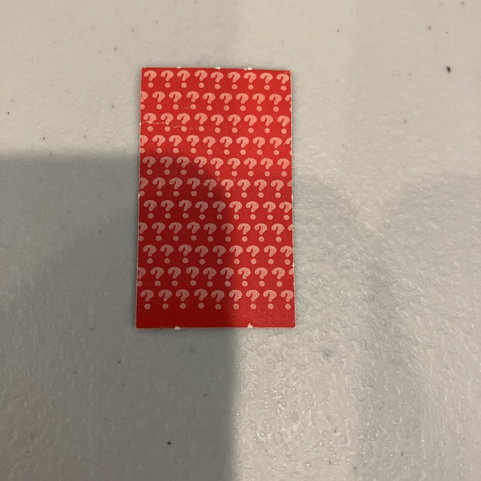 Red Replacement Face Card for Guess Who 1991 Version Game Frans | eBay