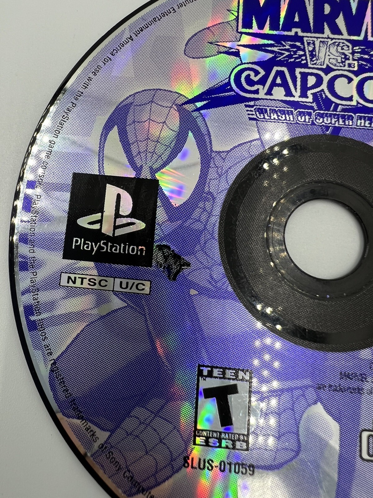 Marvel vs. Capcom: Clash of Super Heroes PS1 DISC ONLY . Tested ...