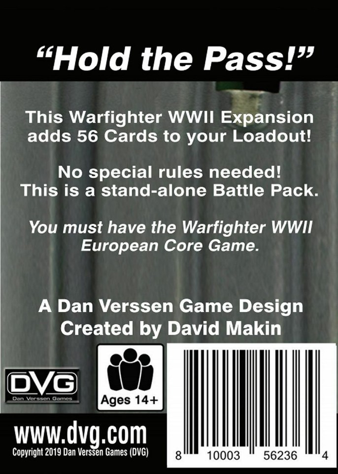 DVG Warfighter: WWII Expansion #57 – Battle of Narvik Dan Verssen Games ...