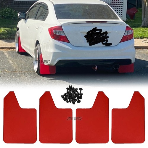 4x Mud Flaps Splash Guards Front Rear Mudguard Mudflaps For Honda Civic ...