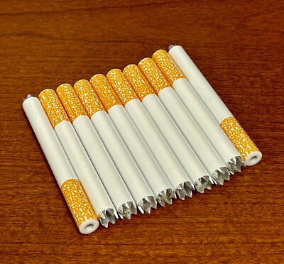 10x Metal One Hitter Pipe Cigarette Style Dugout Bat Large 3" FREE USA ...