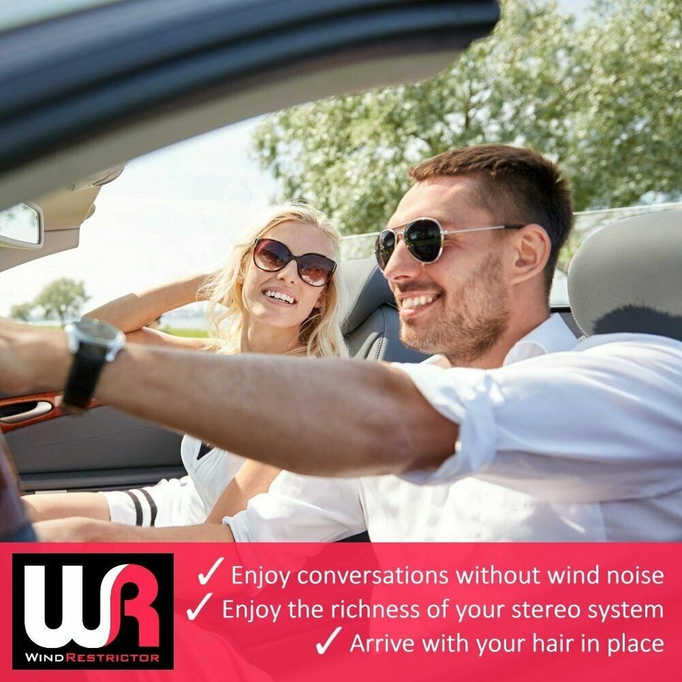 Wind Restrictor® For 05-13 Corvette C6 Convertible SMOKE Wind Deflector ...