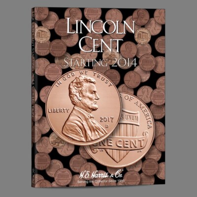 H.E. Harris & Co US Lincoln Cent Coin Folder 2014 – Date Volume 4 #4002 ...