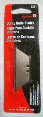 Red Devil 3251 Utility Knife Blades 5 Blades Per Pack FREE SHIPPING ...
