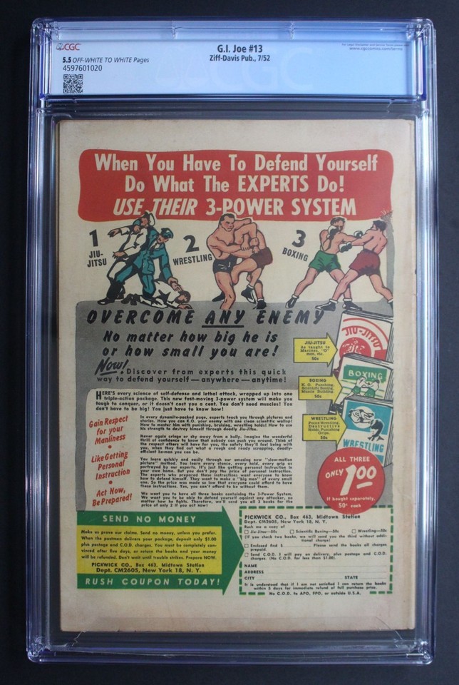 GI.JOE V2 #13 Korean Commies 1952 1st Clarence Doore painted-c De Carlo ...