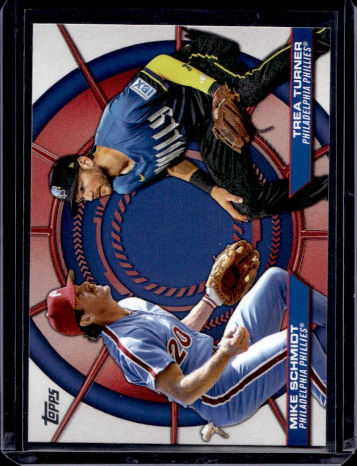 Mike Schmidt / Trea Turner 2025 Topps #DD-12 Dynamic Duals ...