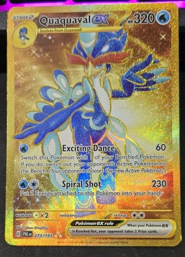 Pokémon TCG Quaquaval ex 273/193 Paldea Evolved Hyper Rare Holo NM | eBay