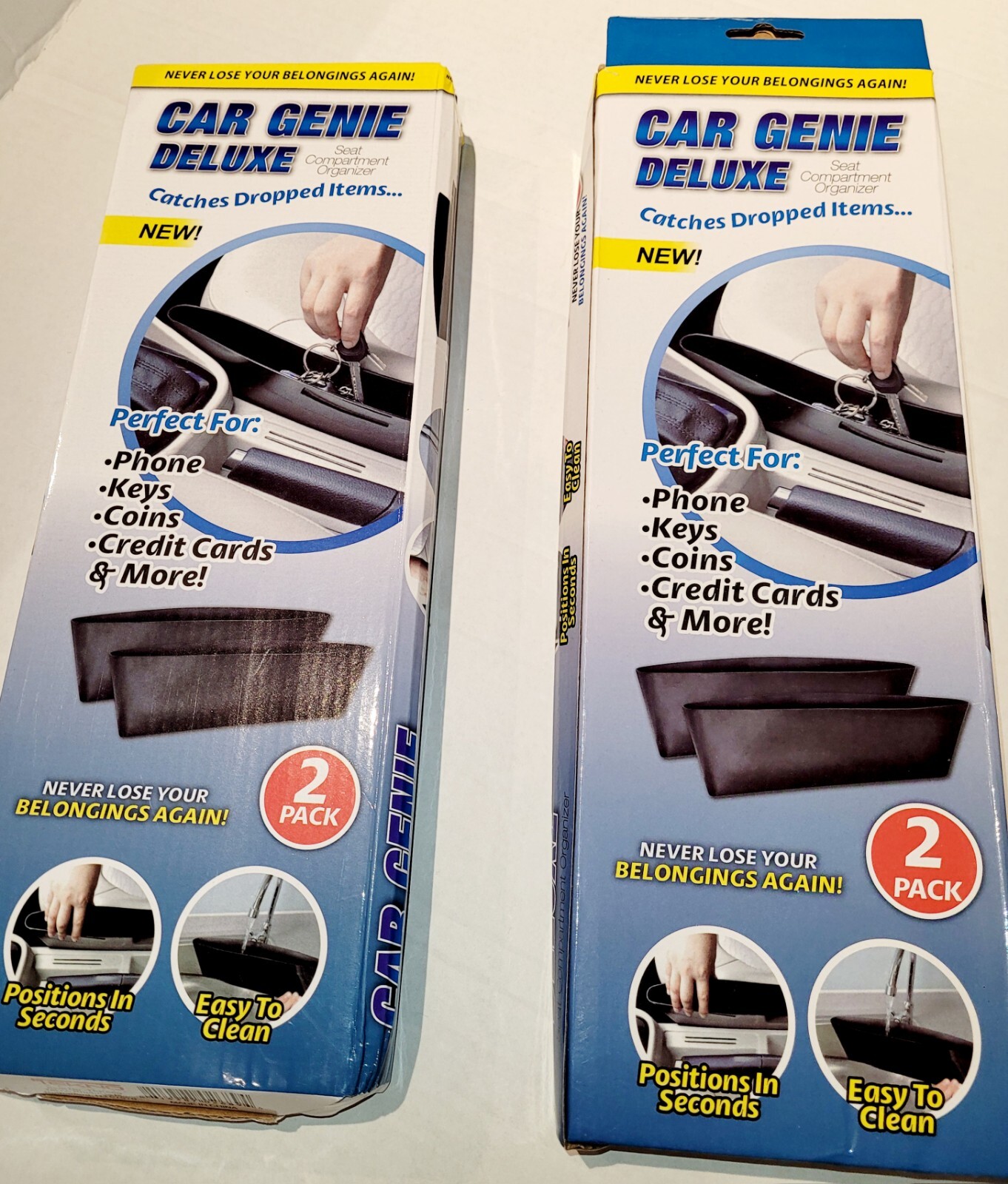 Car Genie Deluxe 2 Pack | Black | Plastic | Tekno