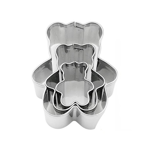 3pcs/set Biscuit Cutter Convenient Operation Make Cookies Stainless ...