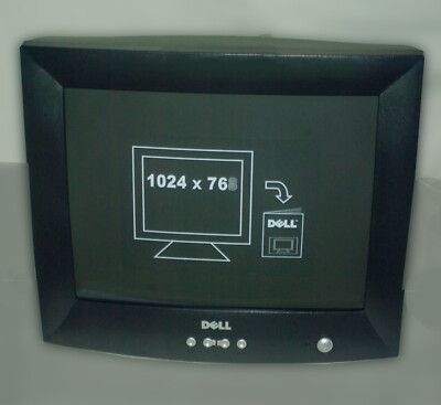 New 17" CRT Dell E773c gaming monitor Original Accessories Open Box ...