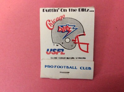 1984 Chicago Blitz USFL Full Home Schedule Matchbook. | eBay