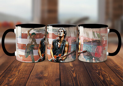 BRUCE SPRINGSTEEN Born in The USA 11 oz Hot / Cold Beverage Coffee Mug ...